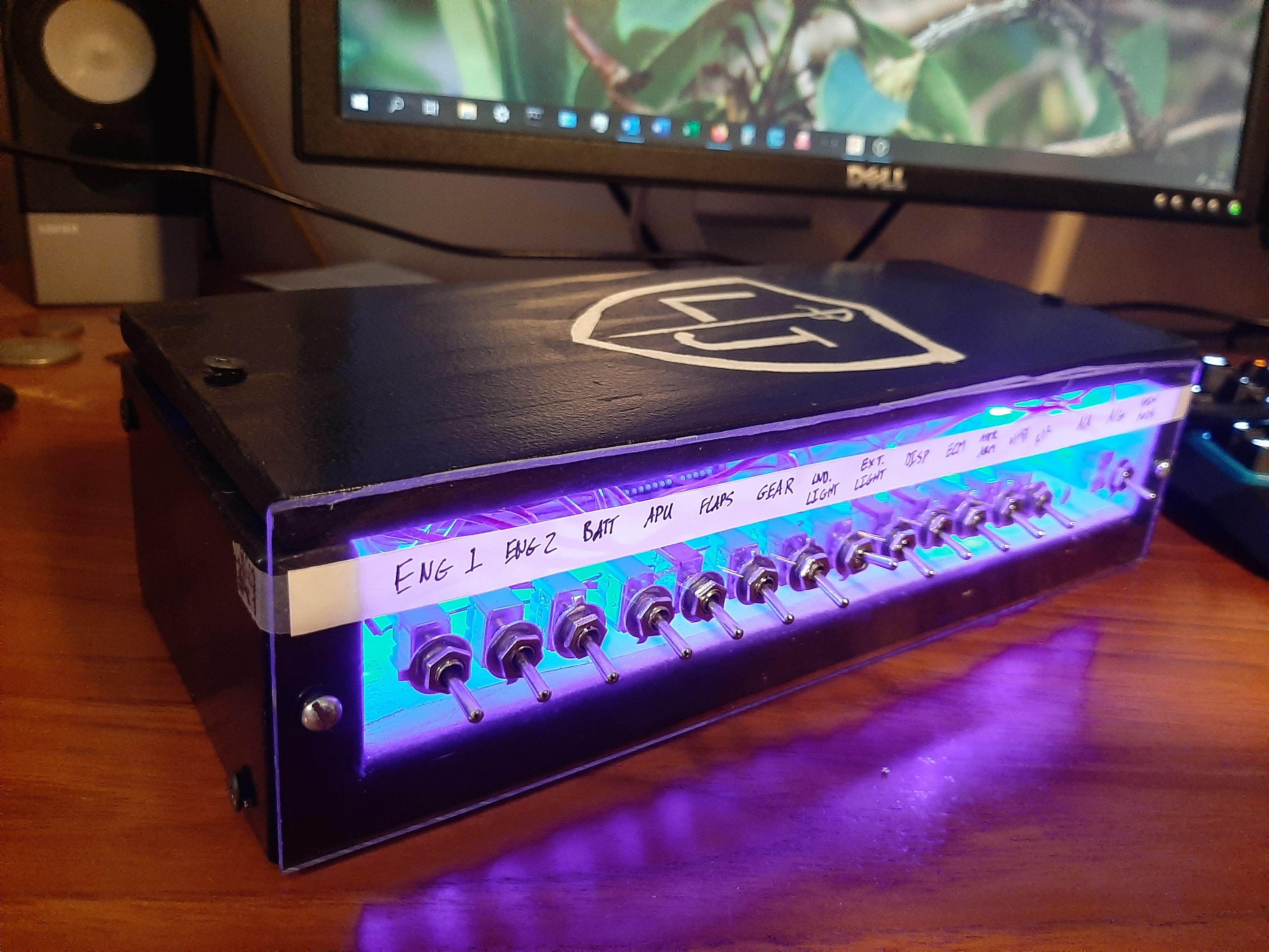 DIY Flight Sim Switch Panel : 7 Steps (with Pictures) - Instructables