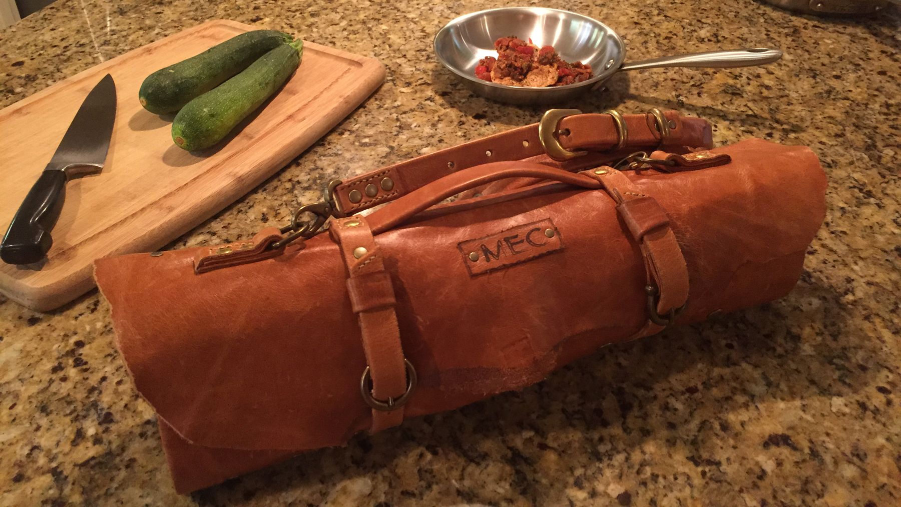 Leather Chef's Knife Roll : 9 Steps (with Pictures) - Instructables