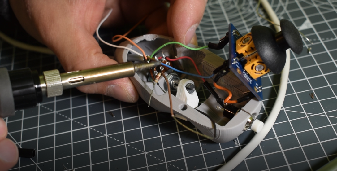 One-Hand 3D Printed Controller for Microcontroller Projects : 3 Steps ...