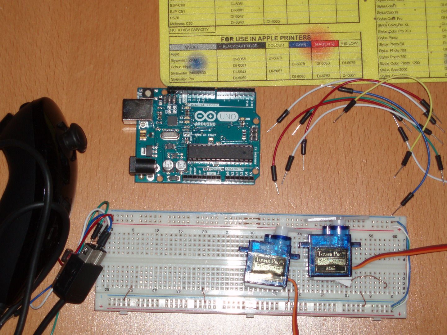 Arduino Wii Nunchuck Controller : 4 Steps (with Pictures) - Instructables