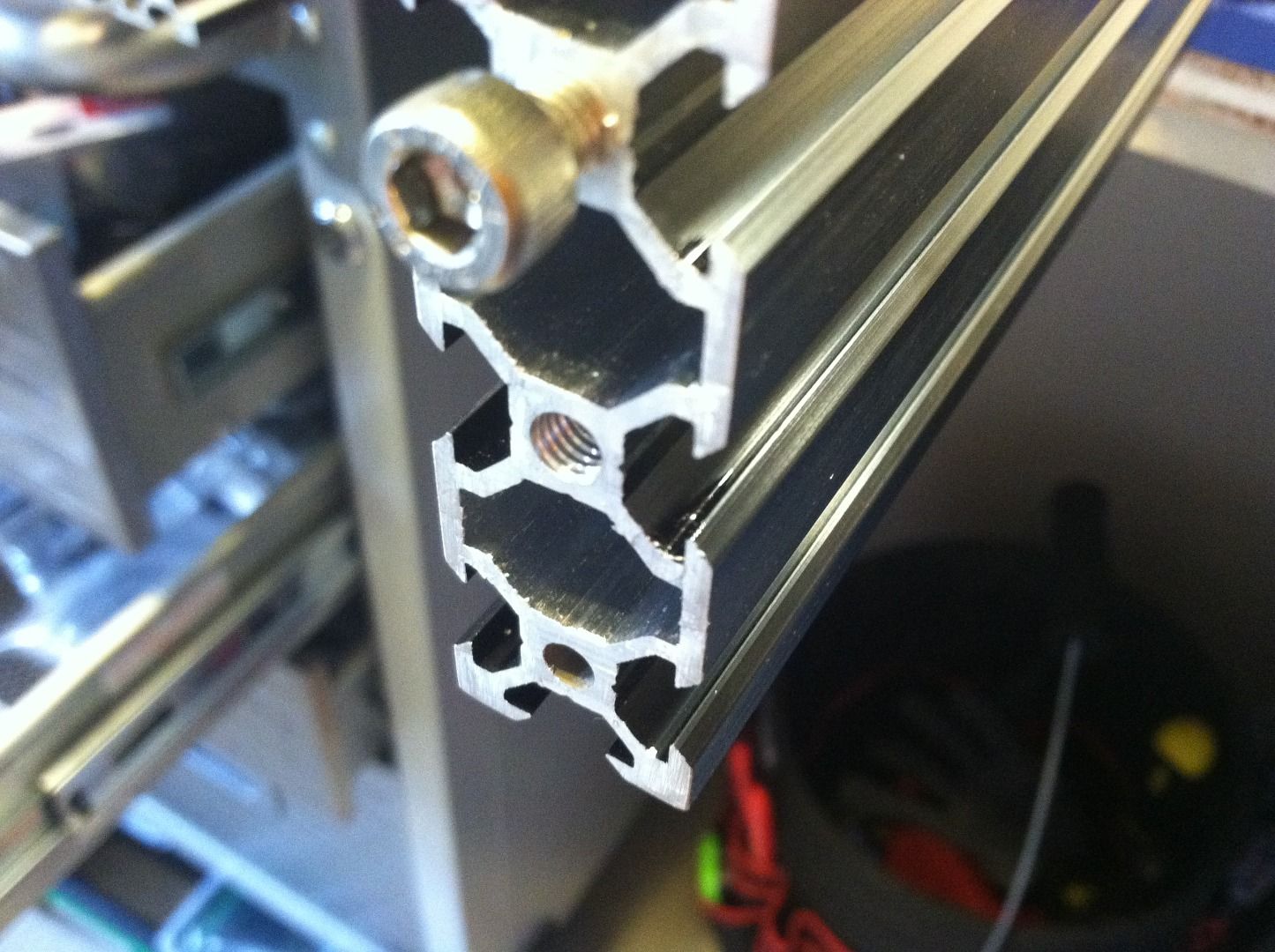 Tap Straight Holes in Aluminum Extrusion With a 3D Printed Tap Jig ...