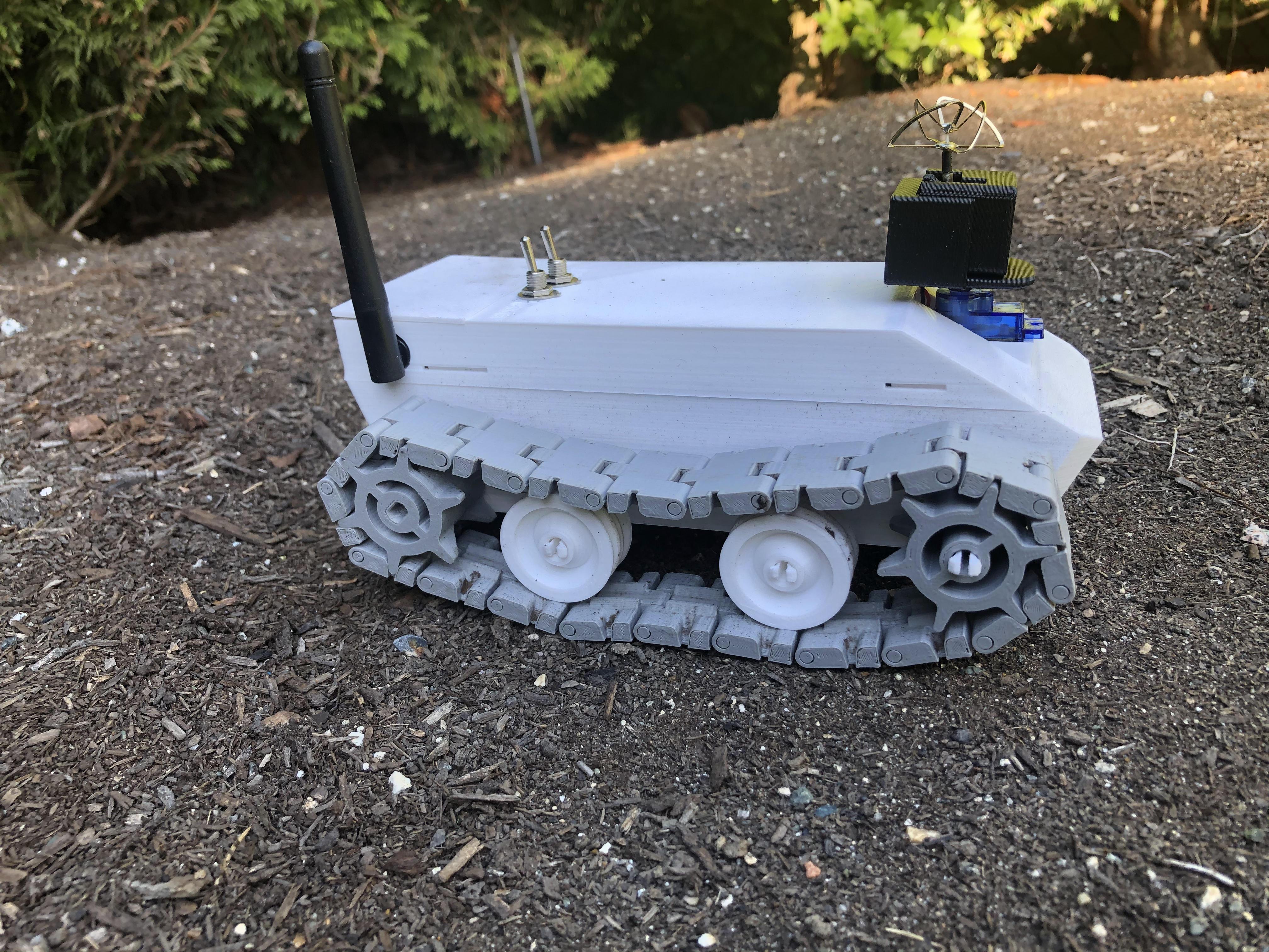 3D Printed Arduino FPV RC Tracked Car With Controller : 6 Steps (with ...