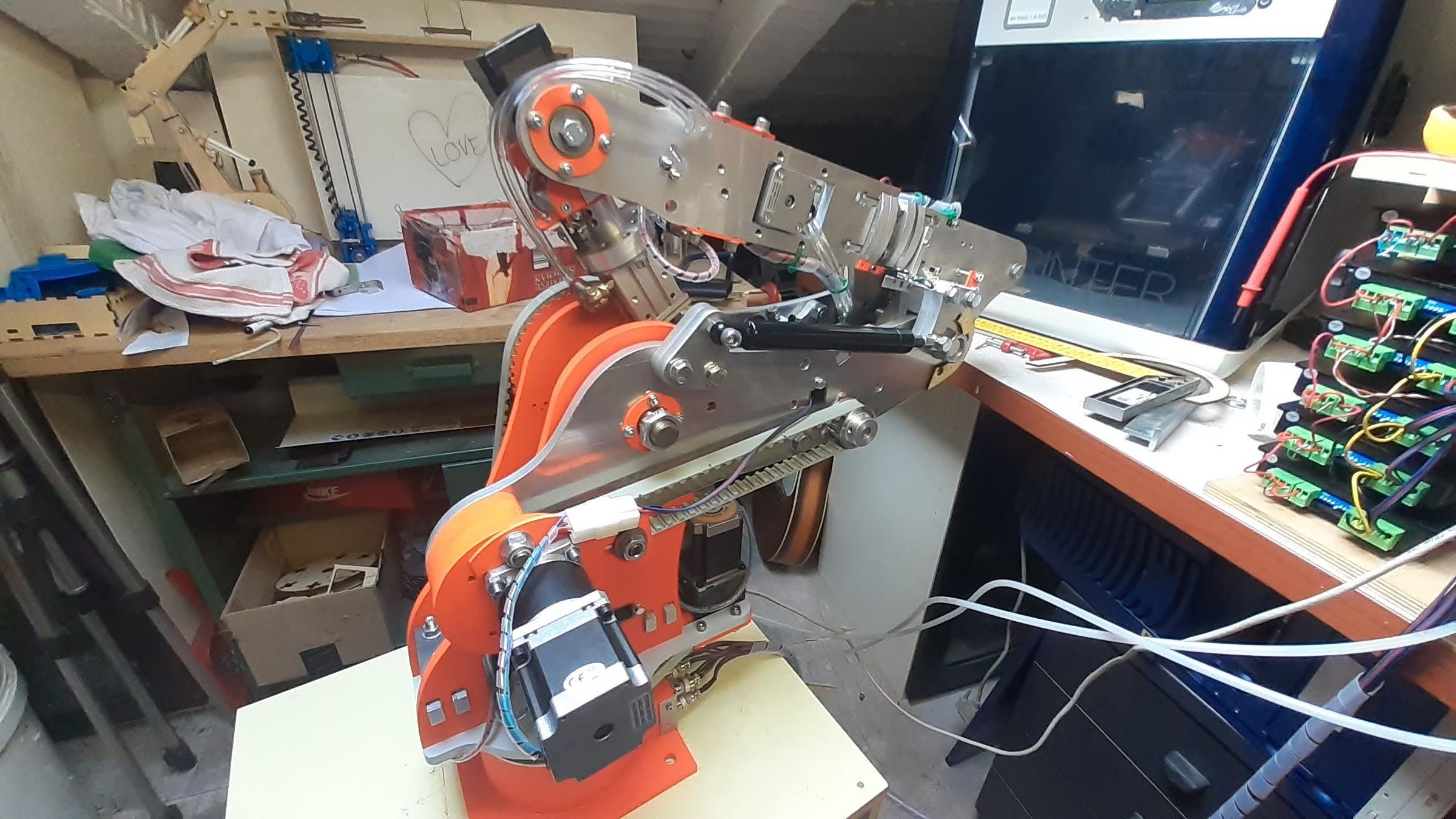 DIY Robot Arm 6 Axis (with Stepper Motors) : 9 Steps (with Pictures ...