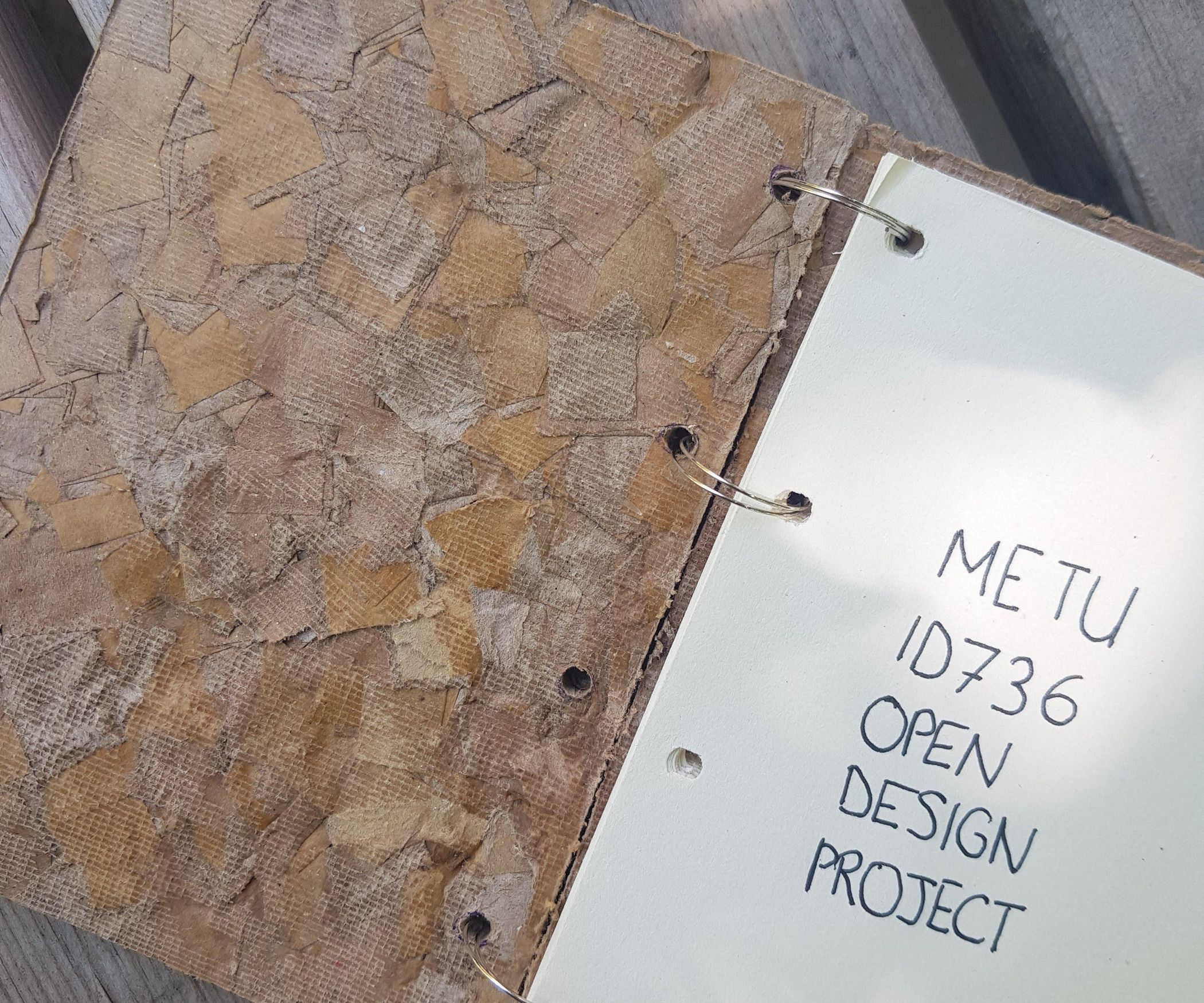 Making a Notebook by Using Discarded Cardboard : 6 Steps (with Pictures ...