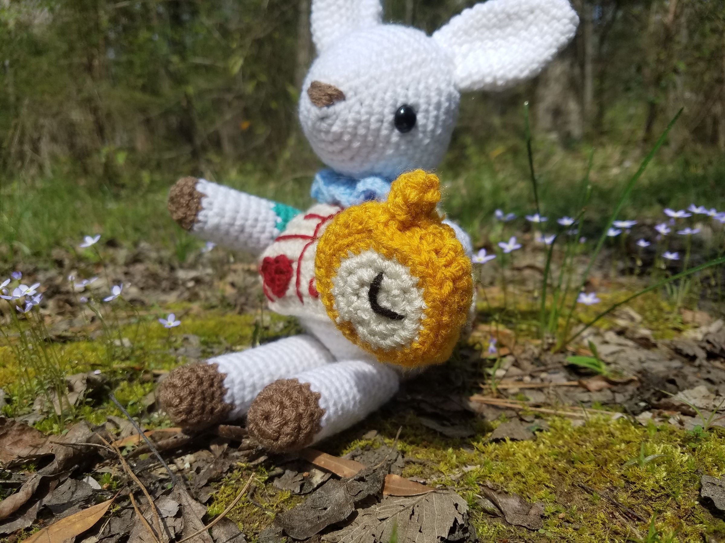 Crochet White Rabbit : 5 Steps - Instructables