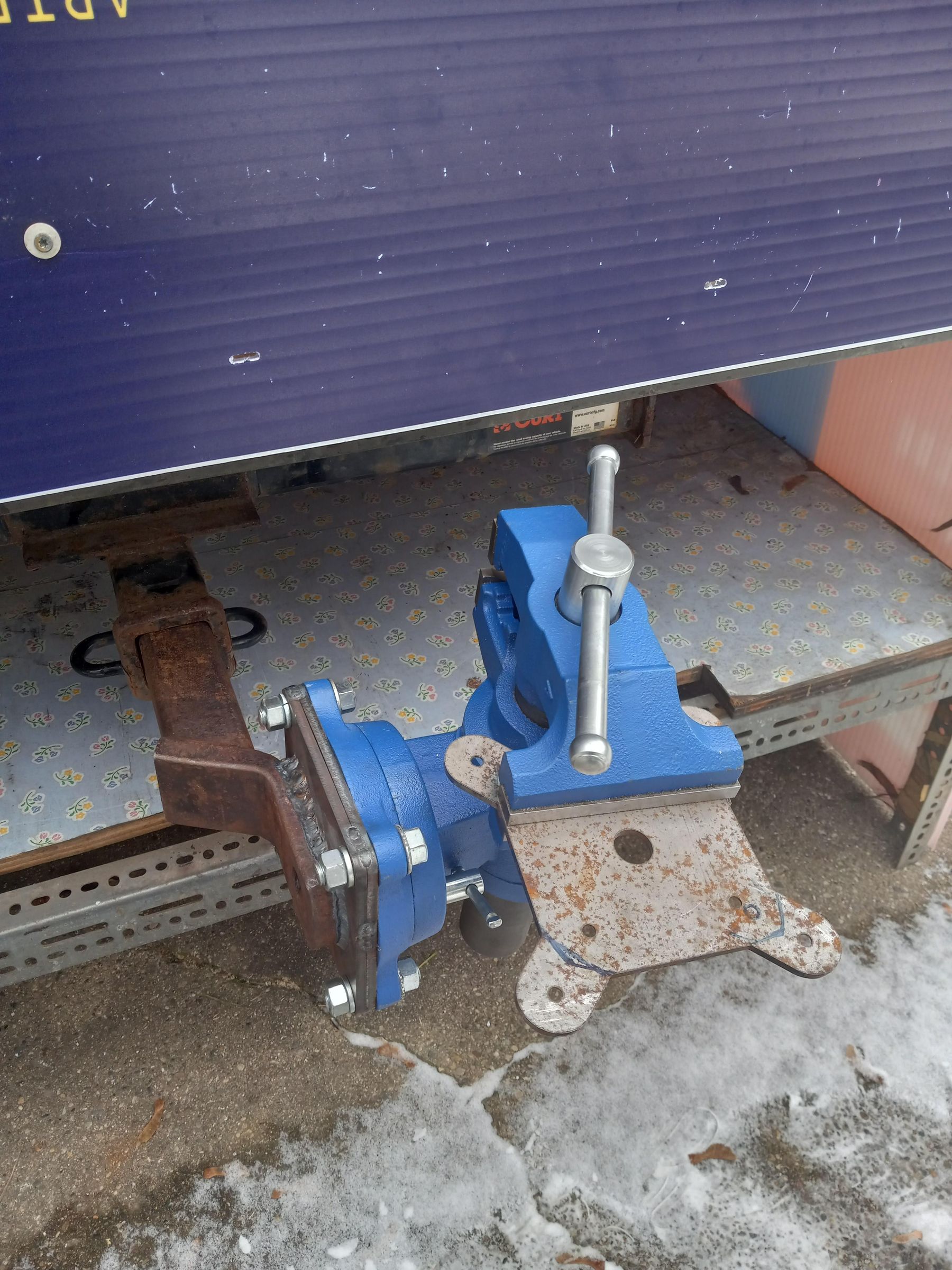 DIY Ball Swivel for Vise/Welding Positioner Out of Reclaimed 2x2 ...