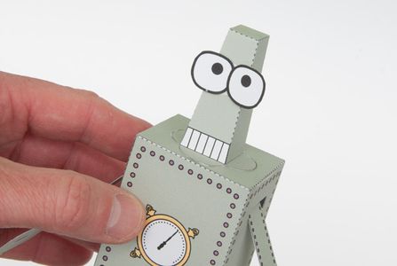 Paperbot - Paper Robot to Print Out and Make : 14 Steps (with Pictures ...