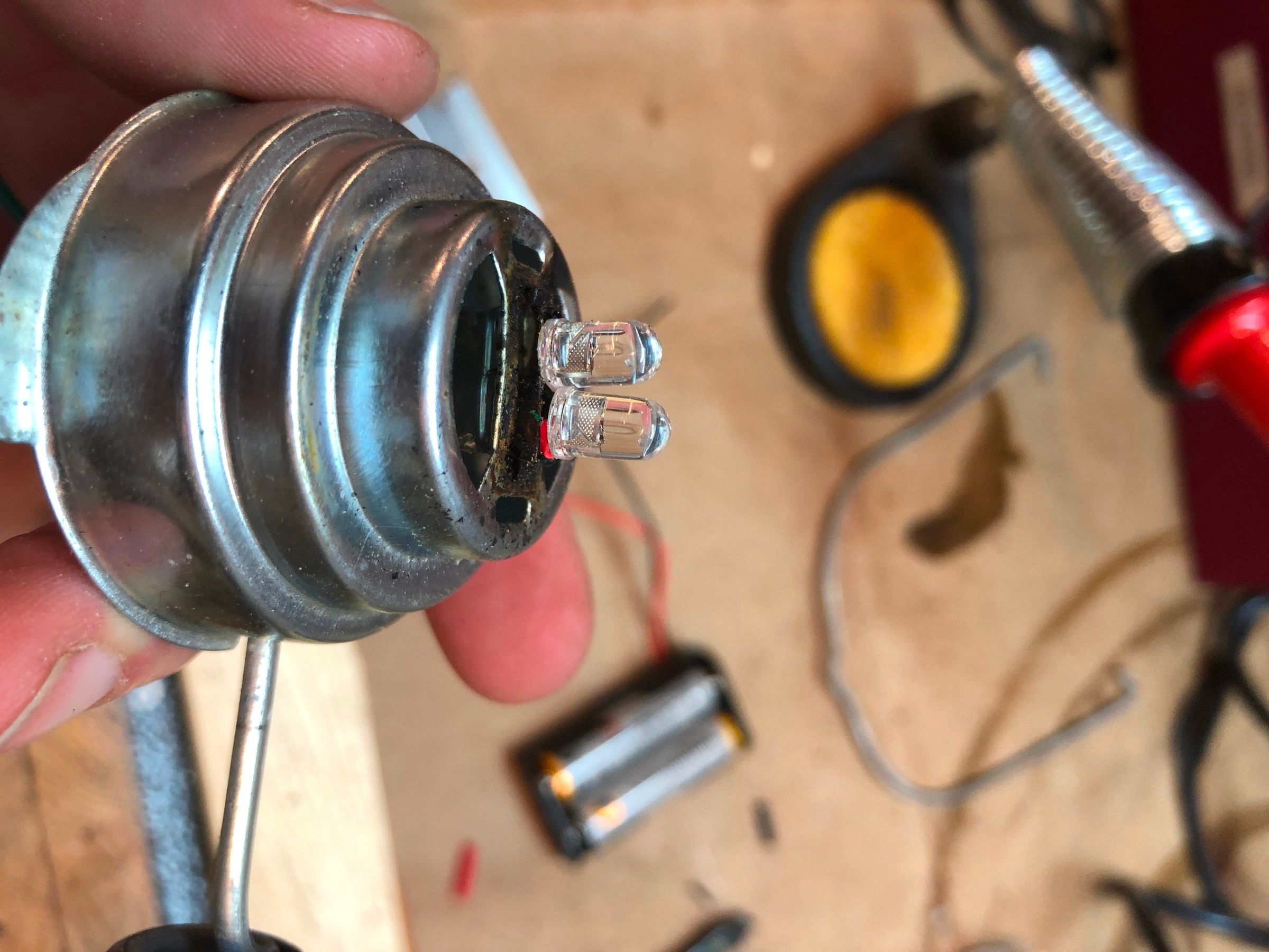 Convert Lamp From Kerosene to Flaming LEDs : 3 Steps - Instructables