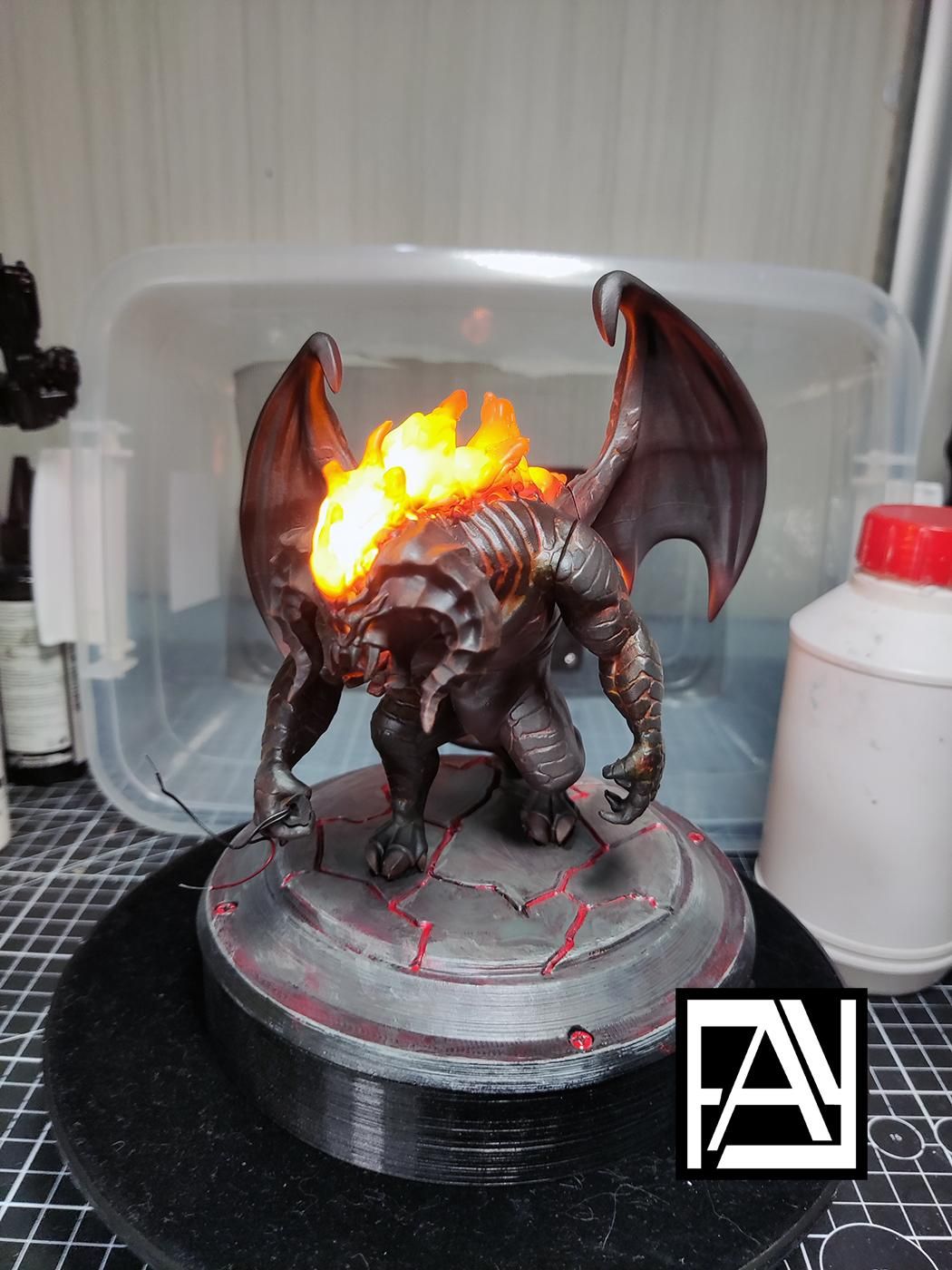 Balrog Glowing Flames : 9 Steps (with Pictures) - Instructables