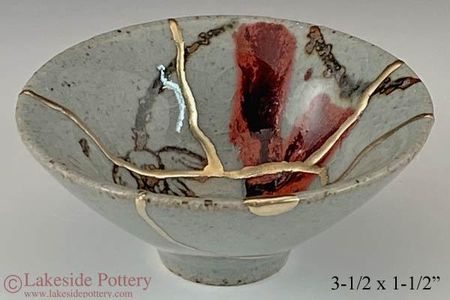 Kintsugi / Kintsukuroi Repair With Gold - Repair Lesson : 9 Steps (with ...