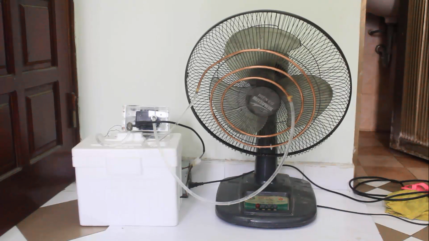 WATER SPRAY COOLING FAN : 4 Steps - Instructables