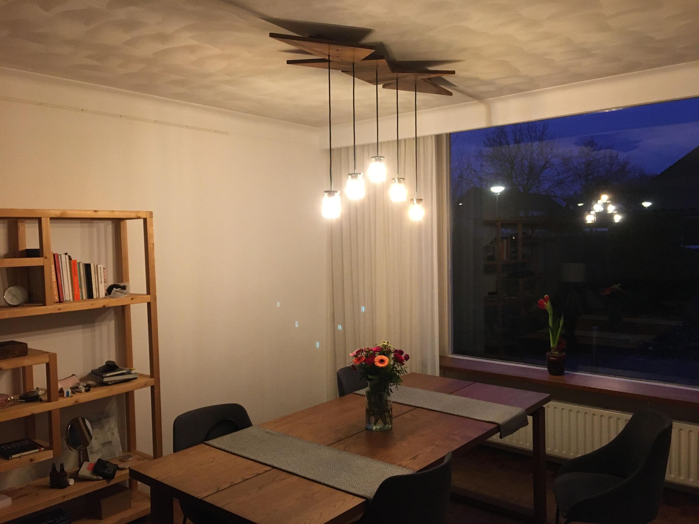 Turning an Old Teak Coffee Table Into a Ceiling Lamp : 5 Steps (with ...