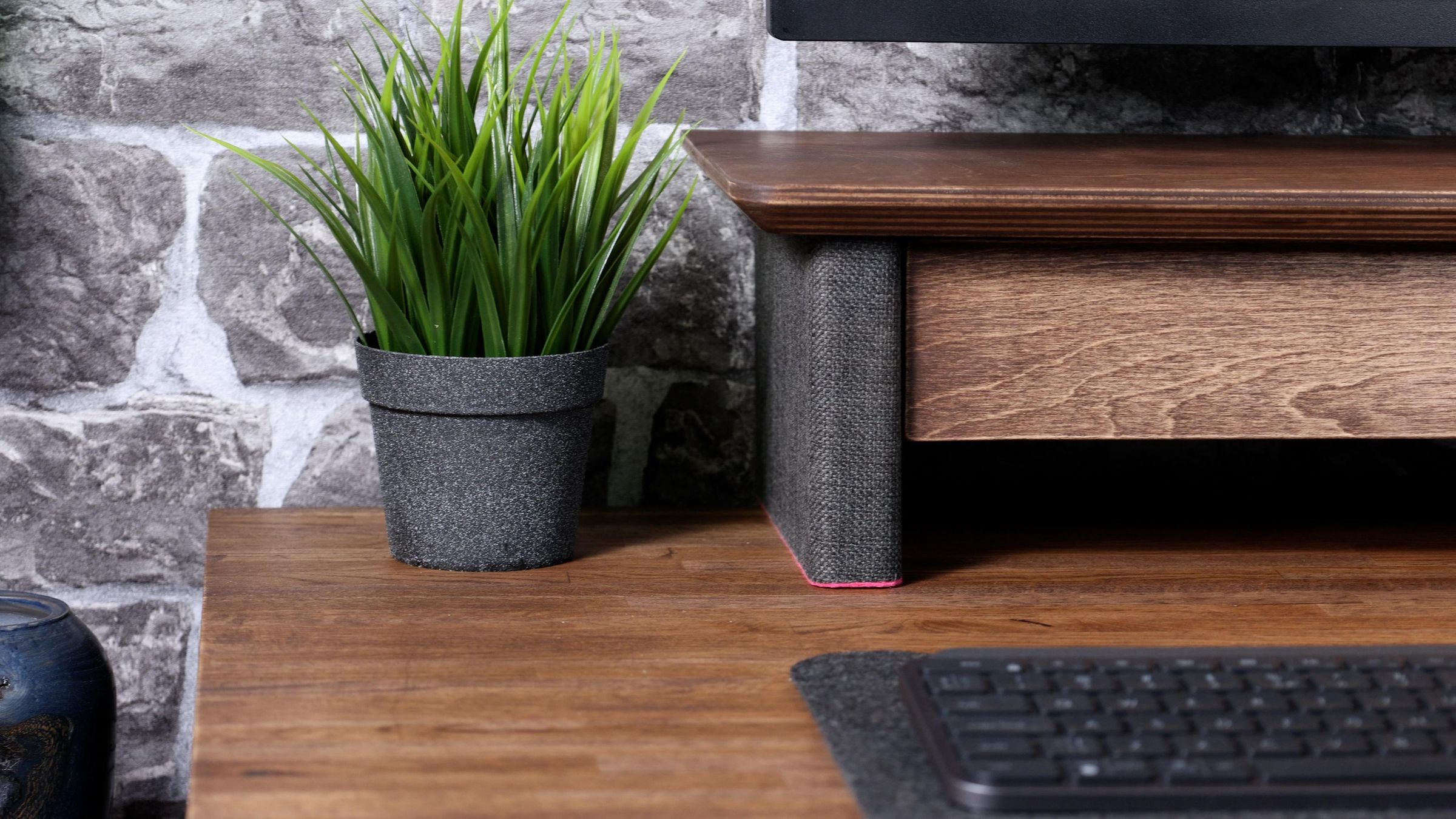 How to Make a Storage Shelf for a Desk - DIY Monitor Stand : 6 Steps ...