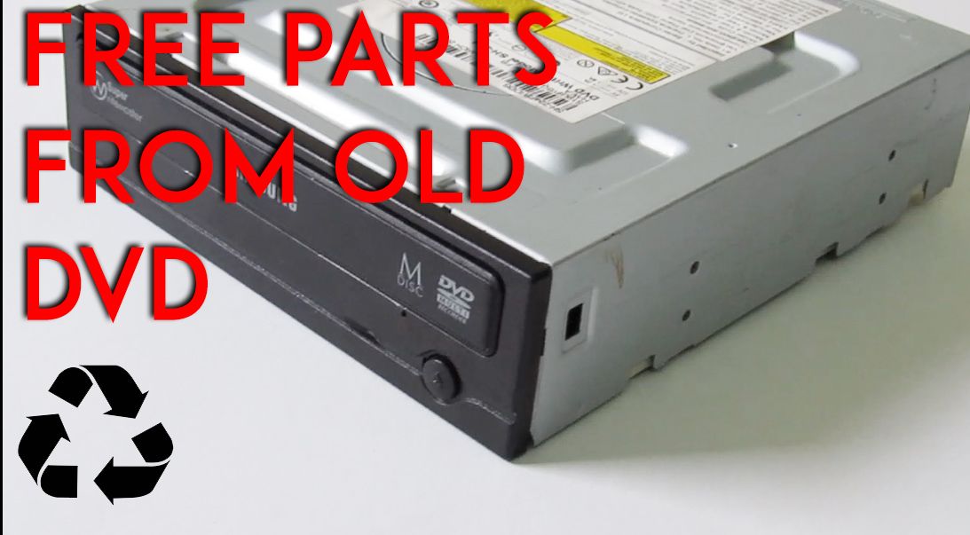 How to Salvage a DVD Drive for Free Parts : 7 Steps (with Pictures ...