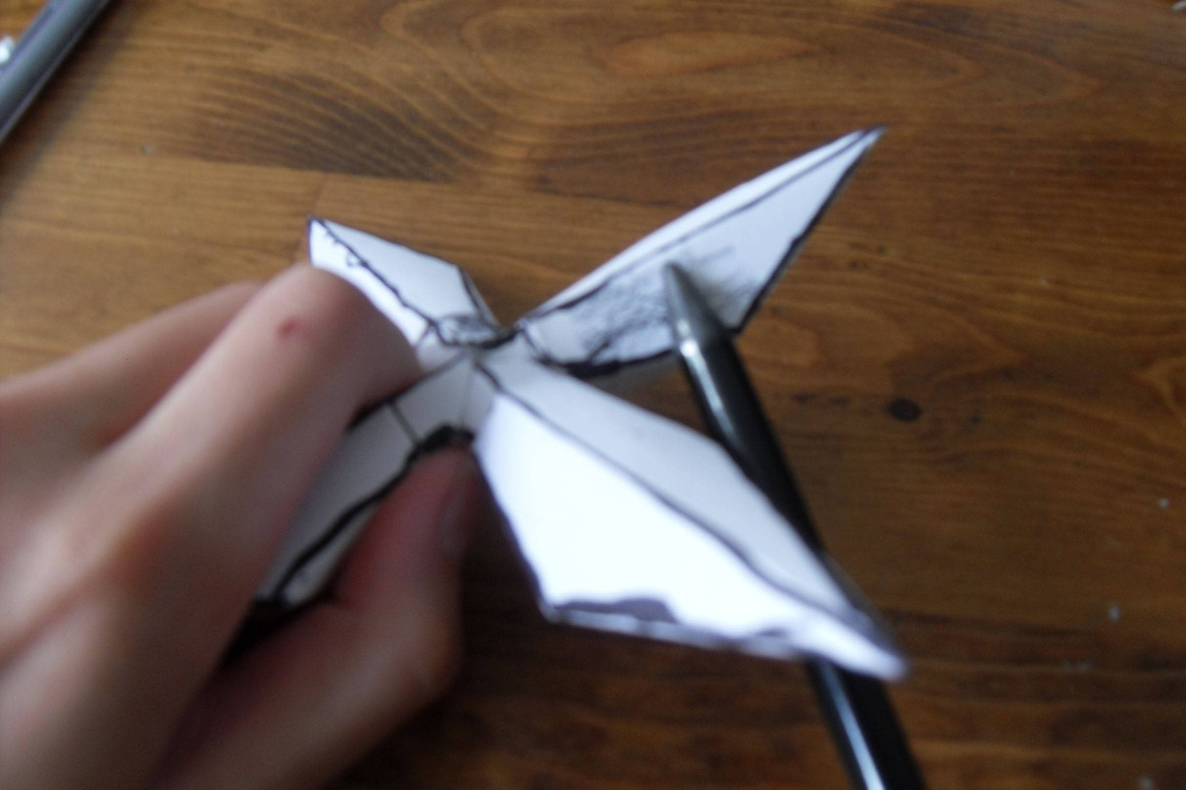 Origami Notecard Ninja Stars! : 8 Steps - Instructables