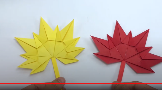EASY ORIGAMI MAPLE LEAF TUTORIAL : 11 Steps - Instructables