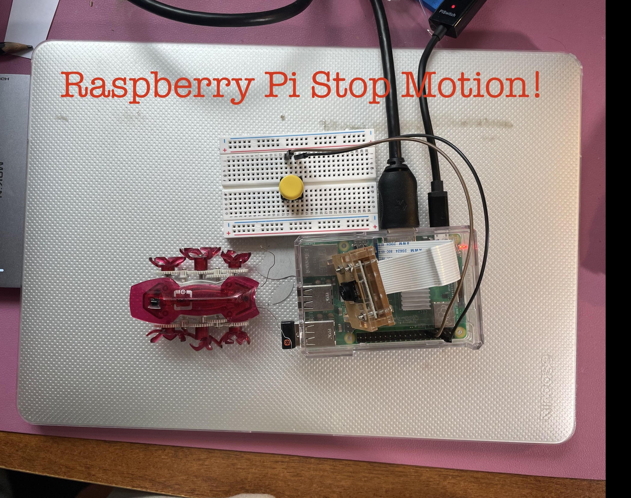 Push Button Stop Motion With Raspberry Pi! : 8 Steps - Instructables