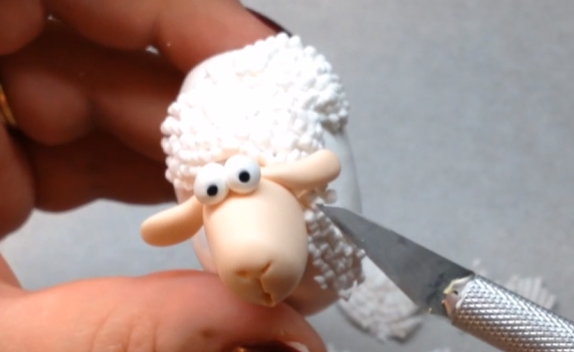 Sculpture Polymer Clay Sheep Figure Art & Collectibles Figurines etna ...
