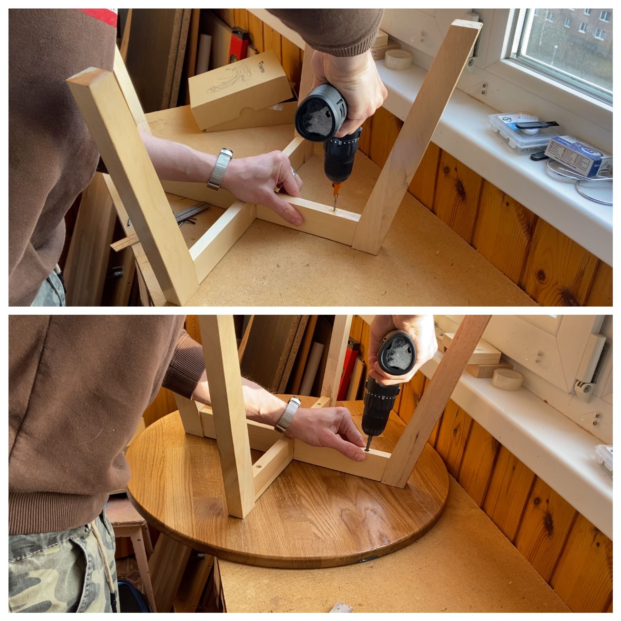 Rainbow River of Melted Crayons on Coffee Wooden Table : 18 Steps (with ...