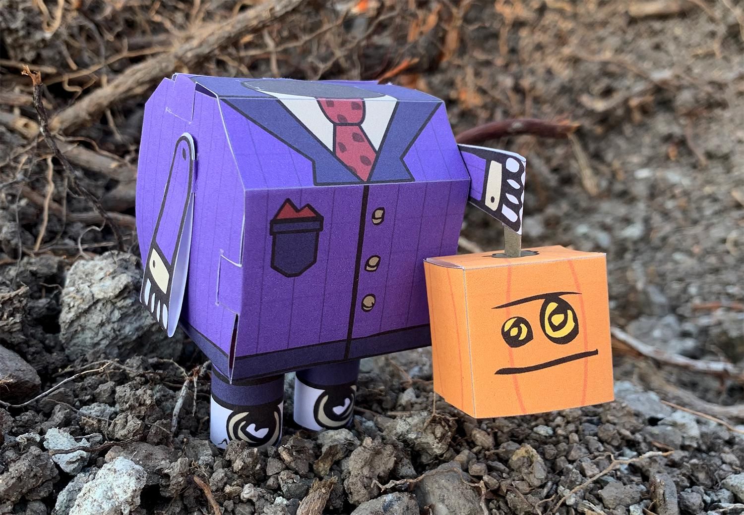 Free Halloween Headless Robot Papercraft : 14 Steps (with Pictures ...