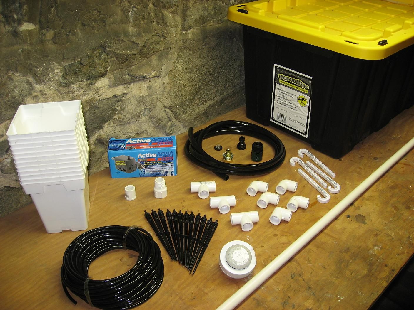 Hydroponic Drip Garden for Vegetables, Herbs or Flowers : 16 Steps ...