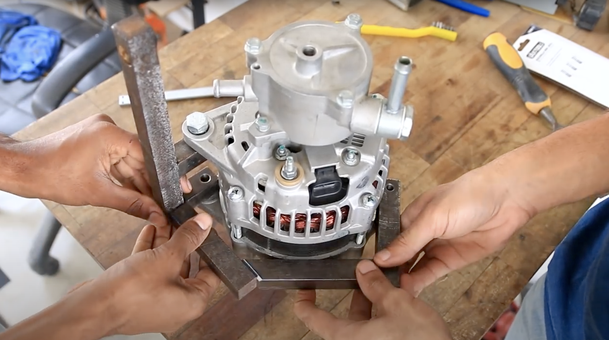 DIY Wind Turbine Using Car Alternator : 9 Steps (with Pictures ...