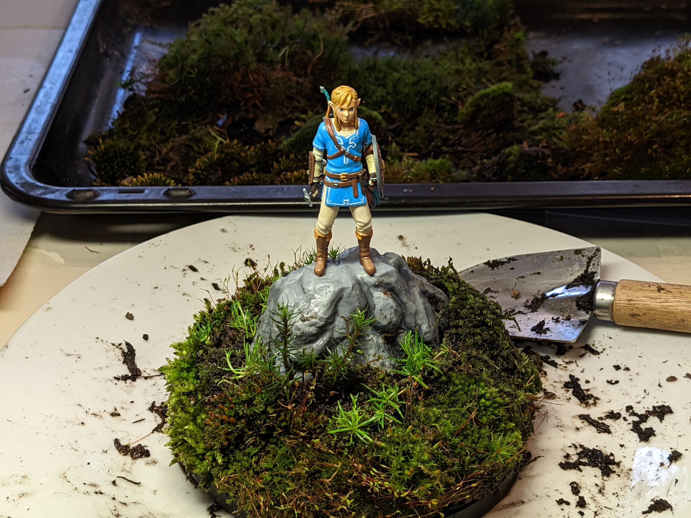 The Legend of Zelda - Moss Terrarium Using IKEA Glass Dome : 16 Steps ...