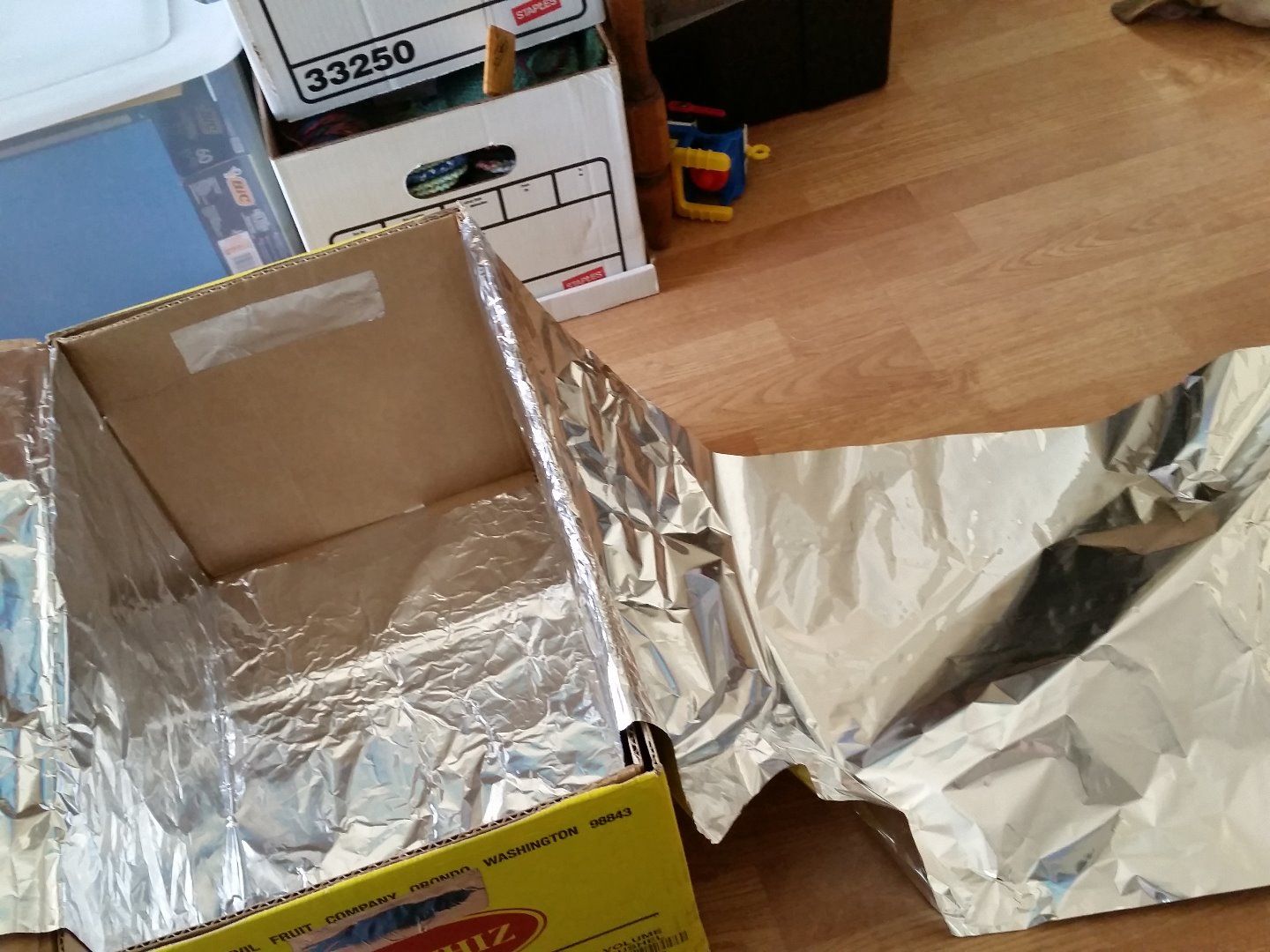 Make a Box Oven the Girl Scout Way : 8 Steps (with Pictures ...