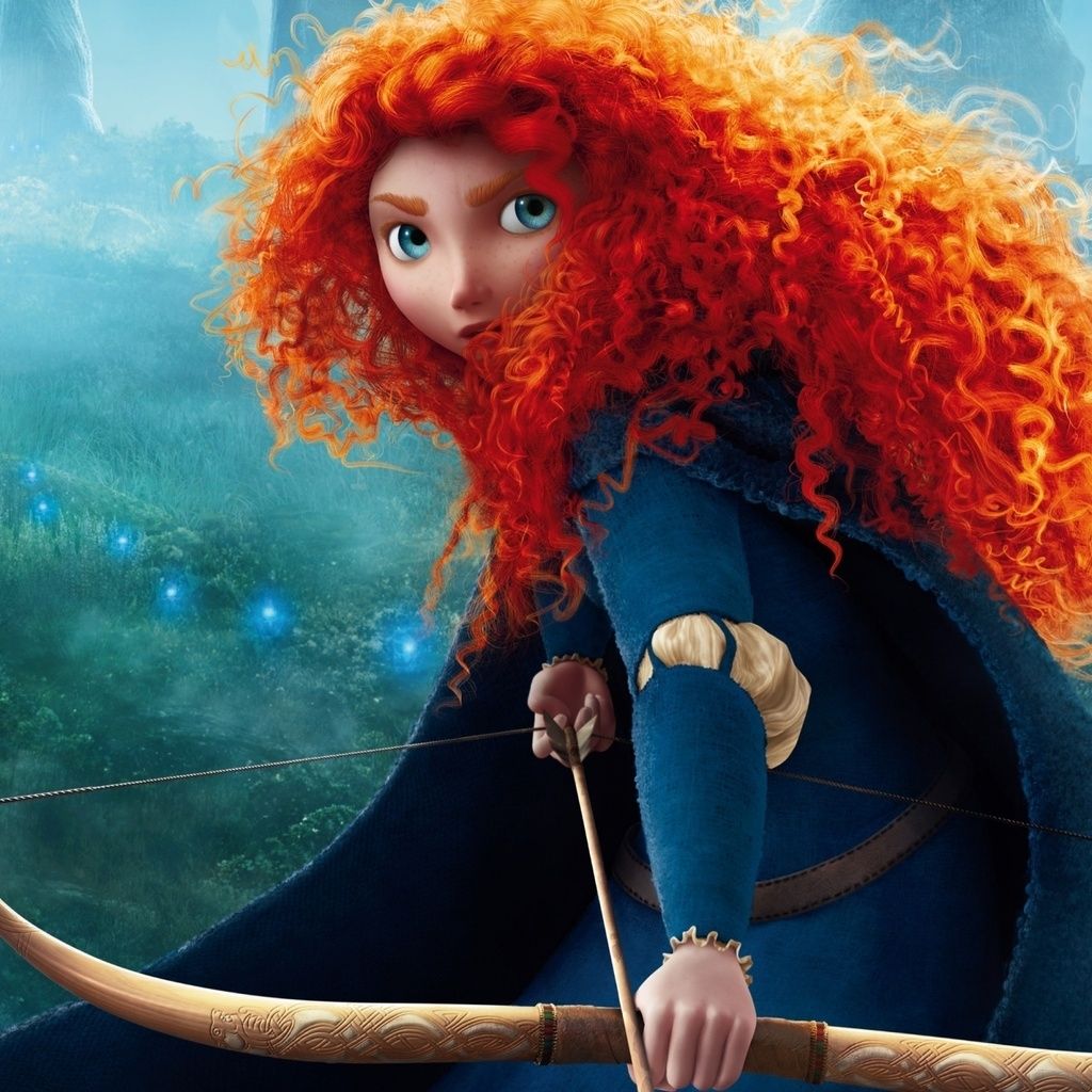kartun princess rambut oren kembang - CherishtaroValencia