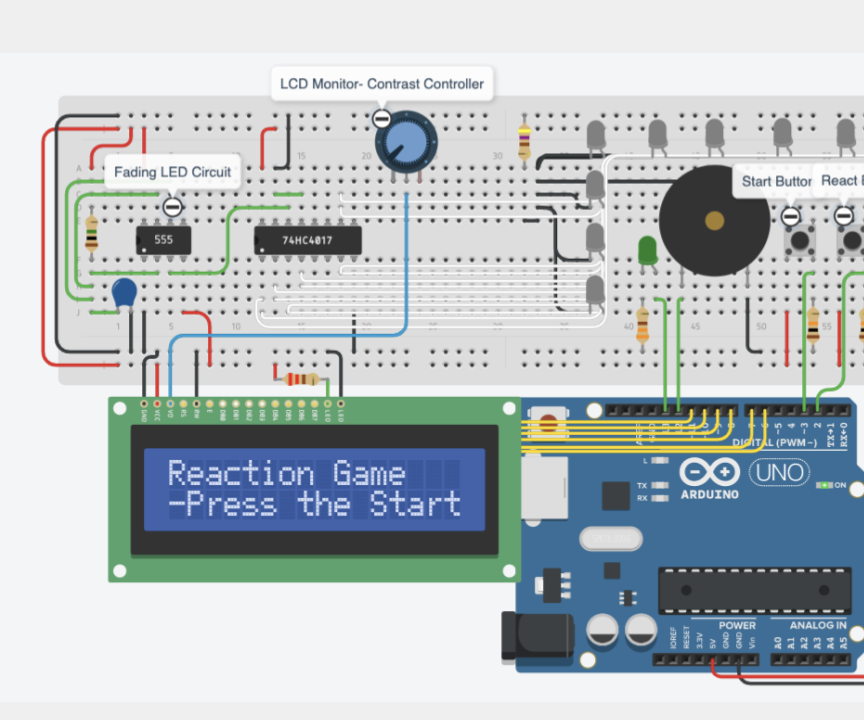 The Reaction Game - Arduino Project : 5 Steps - Instructables The Reaction Game - Arduino Project : 5 Steps - Instructables