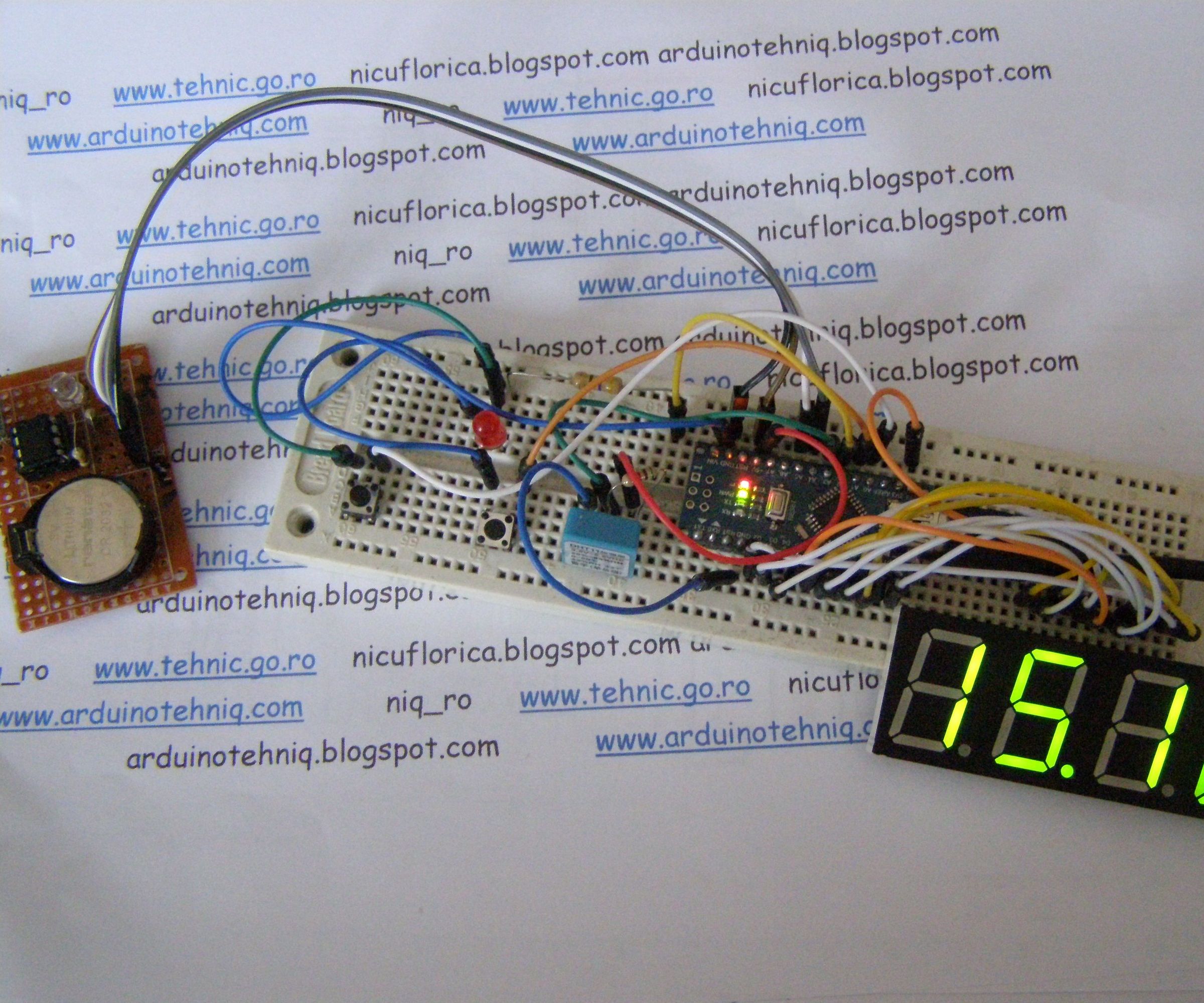 12 segment arduino clock DIY Project to Discover - FindingDIY