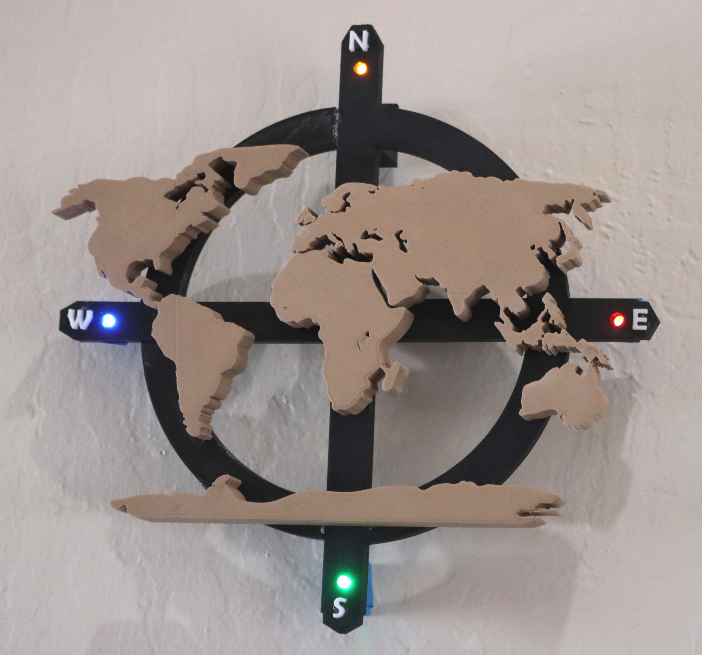 3D Printed World Map Wall Art (Made in Fusion 360) : 19 Steps (with ...