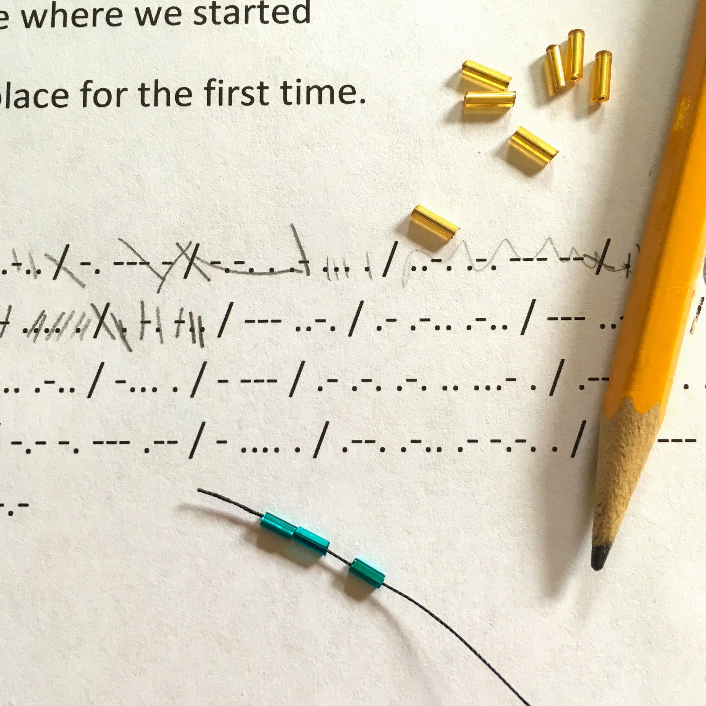 Morse Code Beaded Wrap : 4 Steps (with Pictures) - Instructables