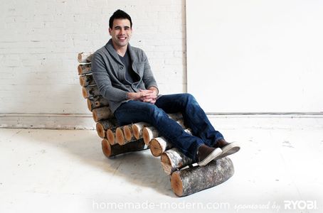 HomeMade Modern DIY Log Lounger : 8 Steps (with Pictures) - Instructables