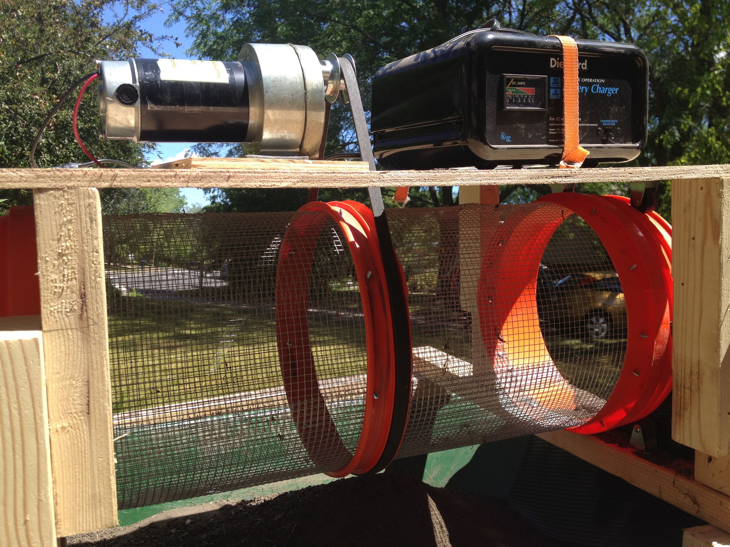 Powered Wheelbarrow Trommel (with Pictures) - Instructables