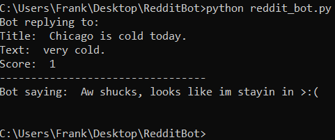 Reddit Reply Bot : 10 Steps - Instructables