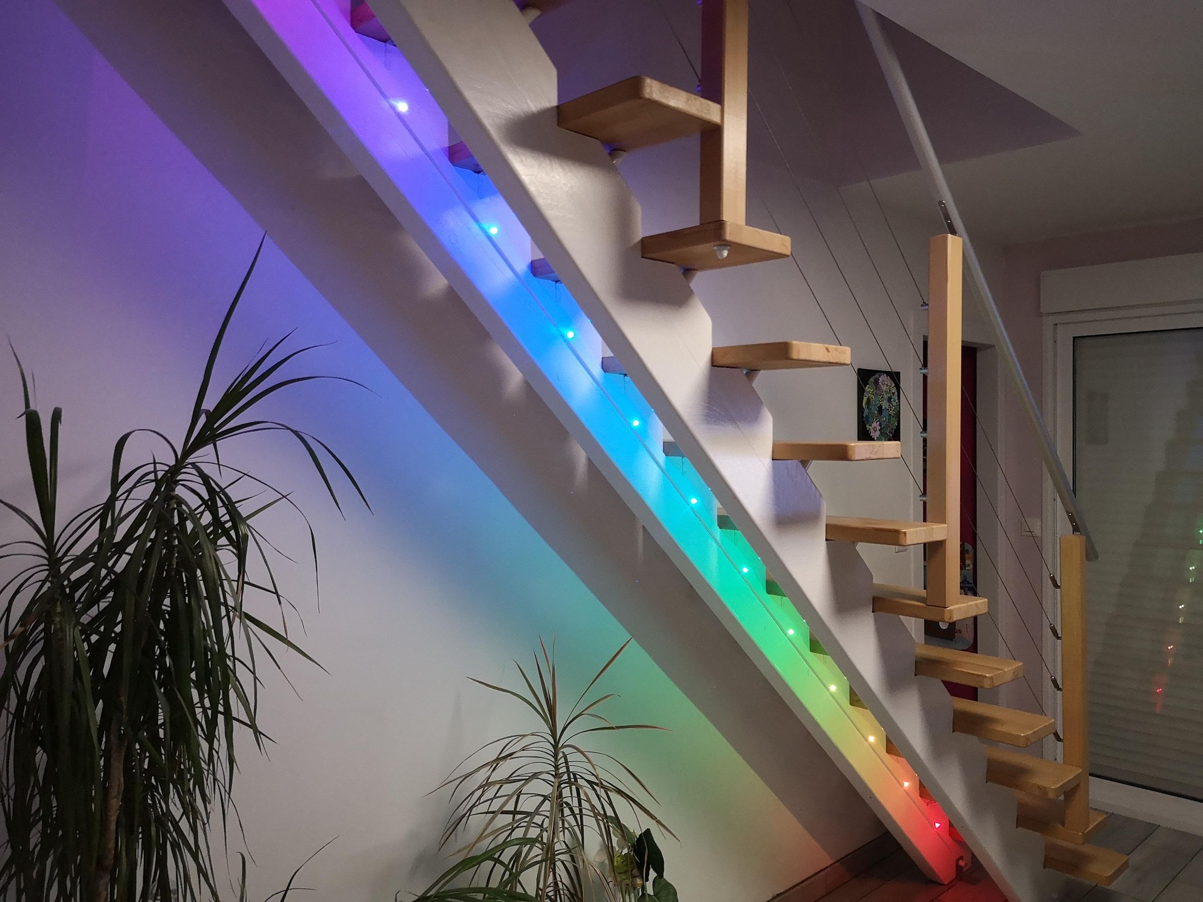 Automatic Rainbow Staircase Lighting : 9 Steps (with Pictures ...