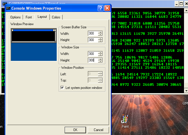 Command Prompt Matrix NUMBERS : 5 Steps - Instructables