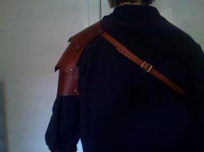 How to Make a Leather Pauldron (or Spaulder) : 7 Steps (with Pictures ...