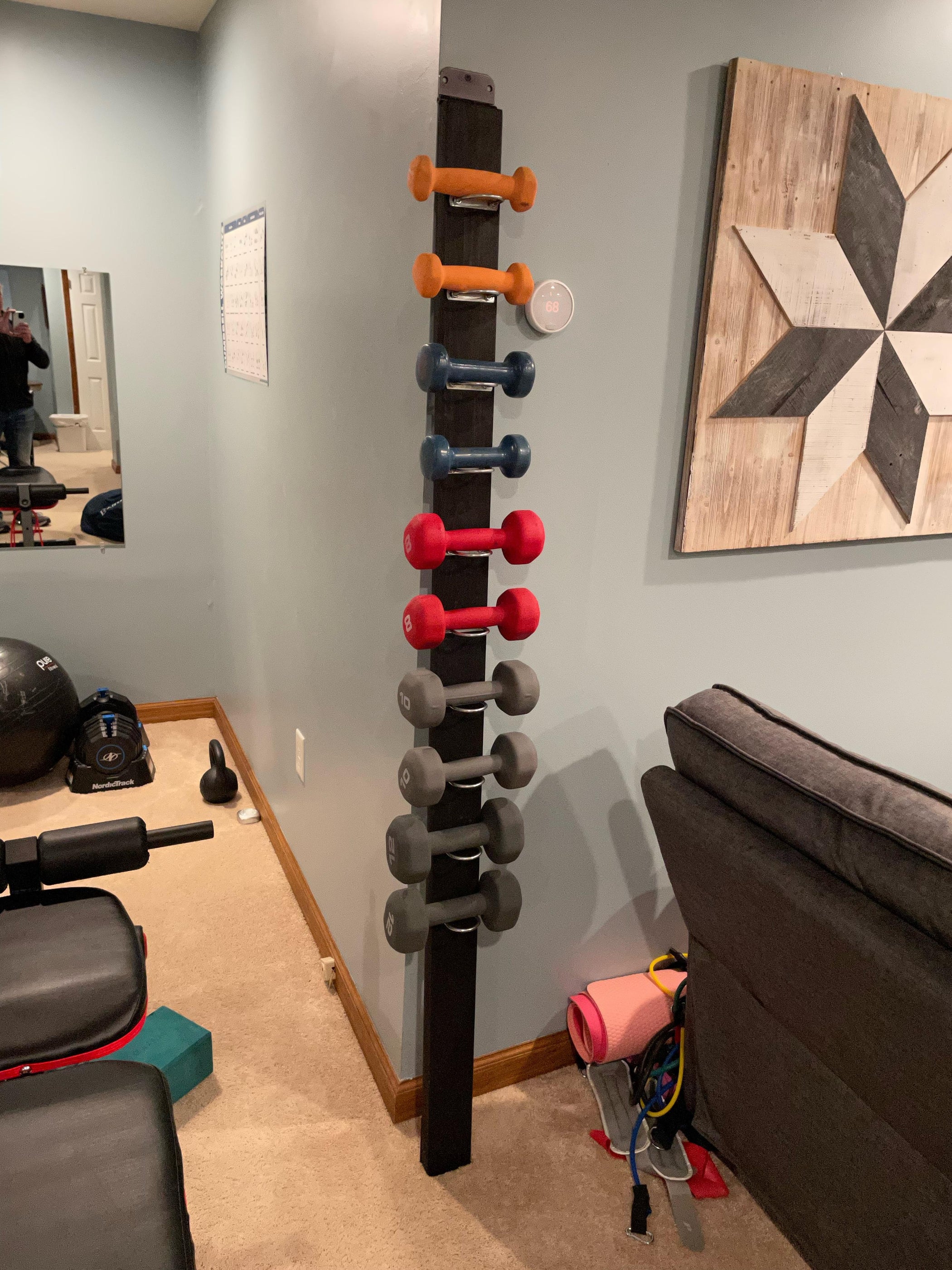 Home Gym Dumbbell Rack : 4 Steps (with Pictures) - Instructables