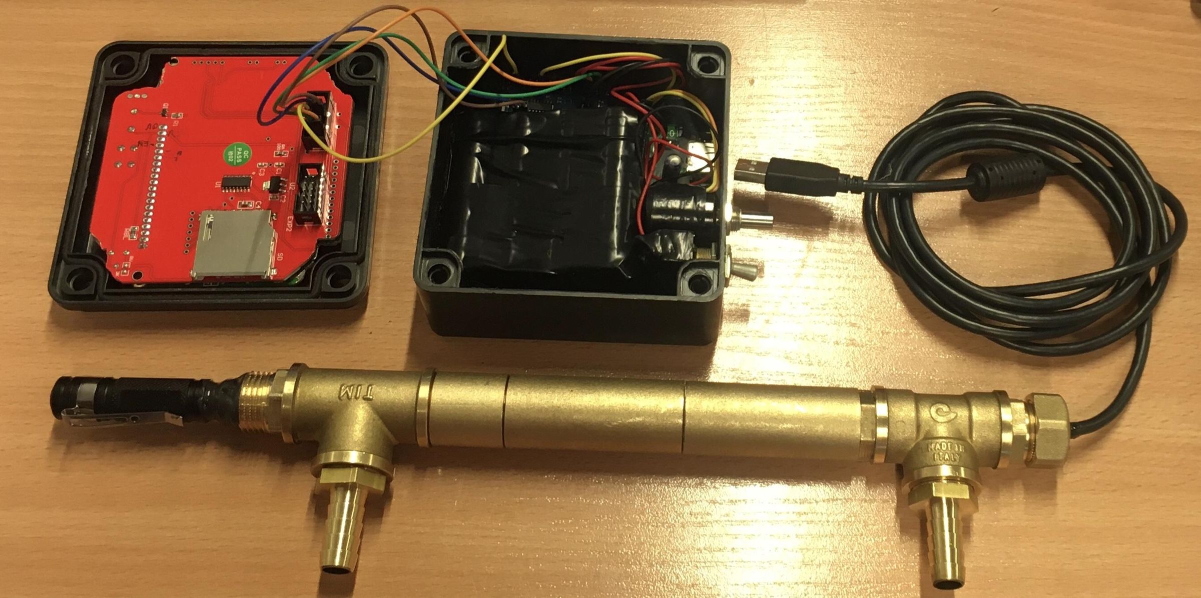 Diesel Car Exhaust Smoke Meter Plots Optical Transmission Through a ...