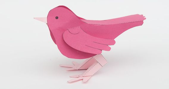 Paper Bird. Download and Make. : 5 Steps (with Pictures) - Instructables