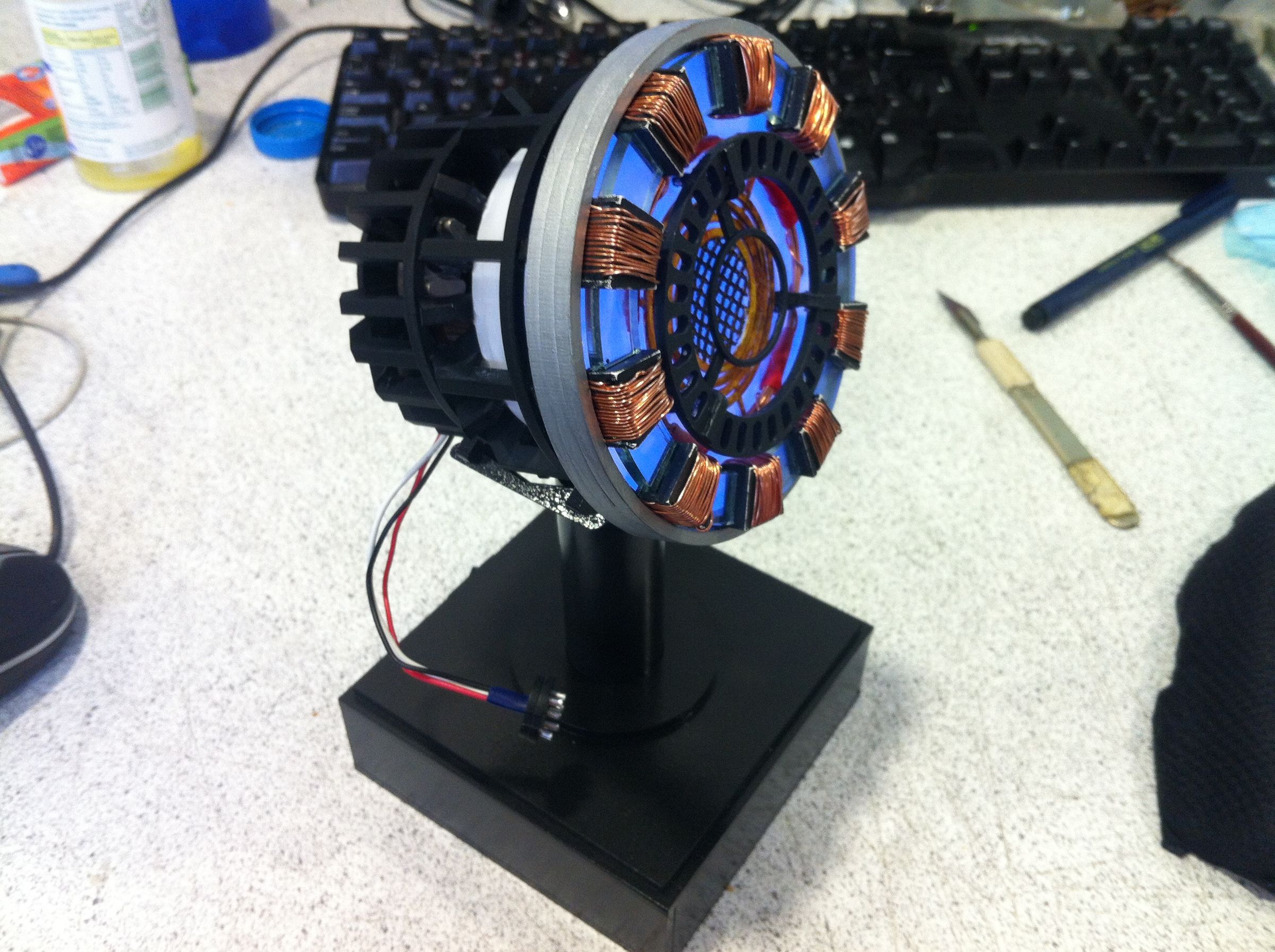 How to Build Iron Mans Arc Reactor. : 11 Steps (with Pictures ...