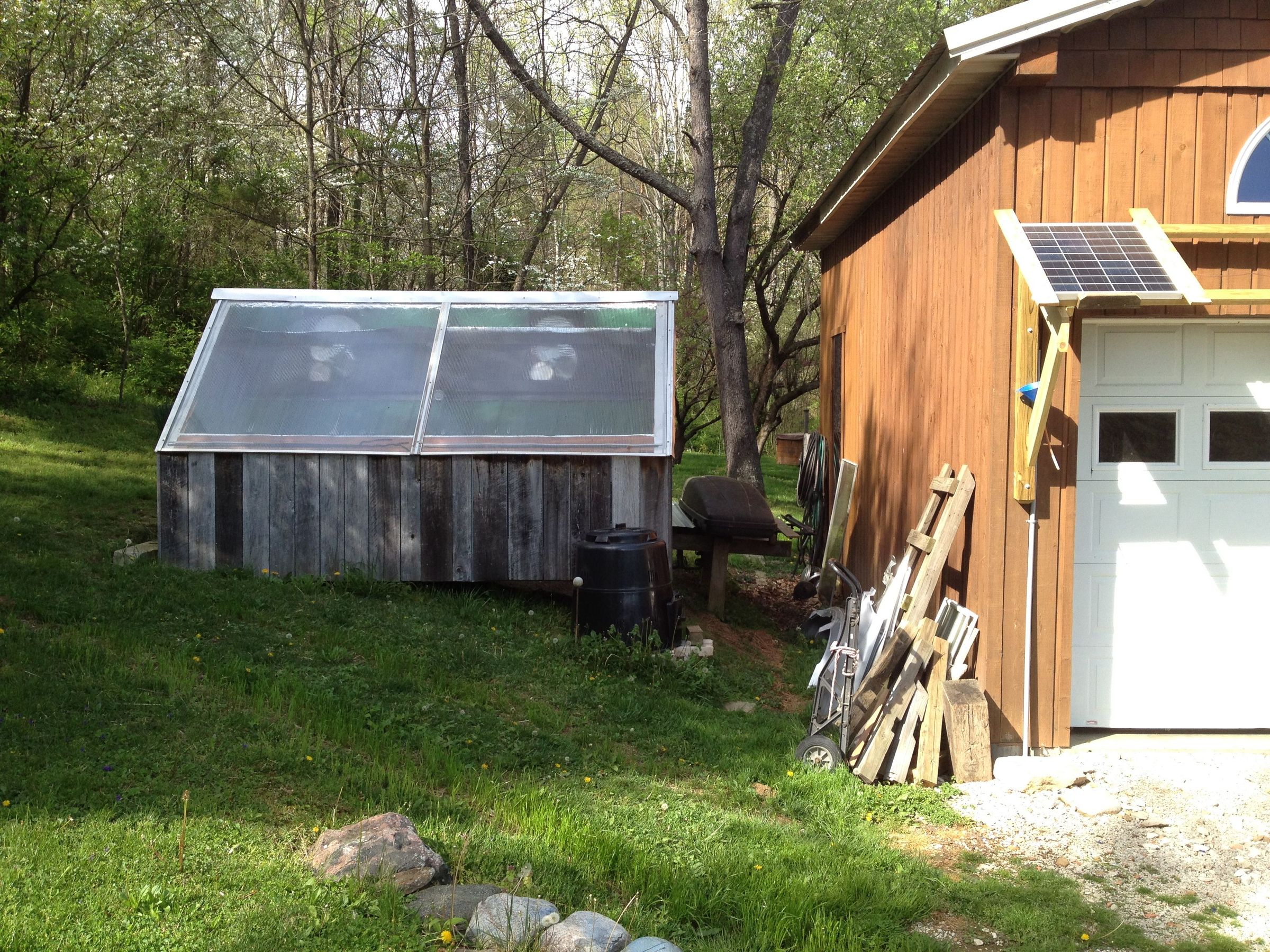 Solar Kiln - With Solar Panel and Revised for Correct Air Circulation ...
