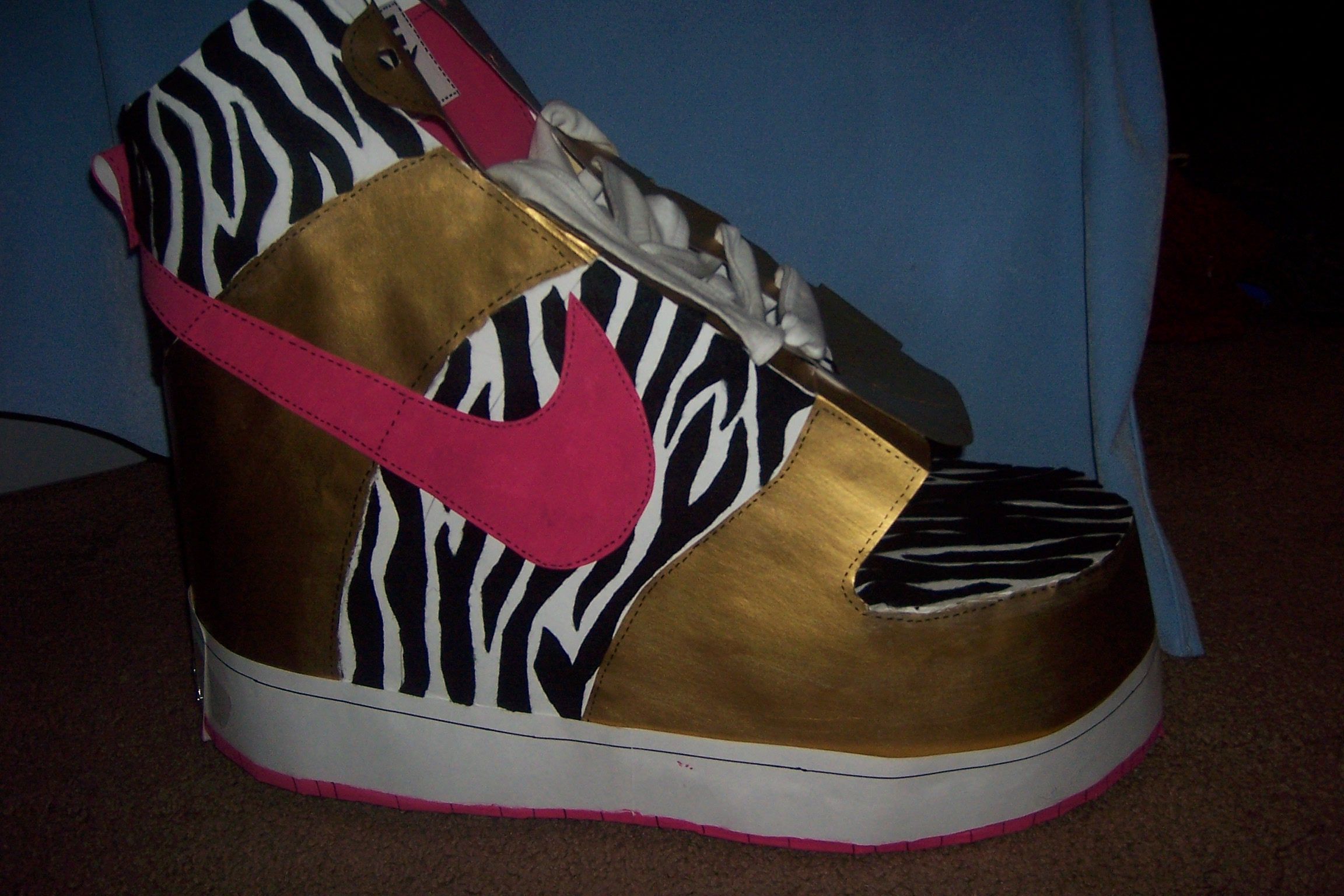 JUST DO IT : How to Make a Paper Nike Sneaker Costume : 7 Steps ...