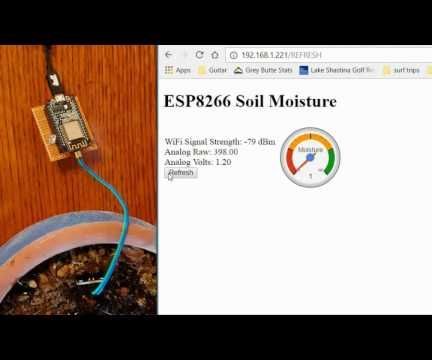 solar soil moisture meter with esp8266 DIY Project to Discover - FindingDIY