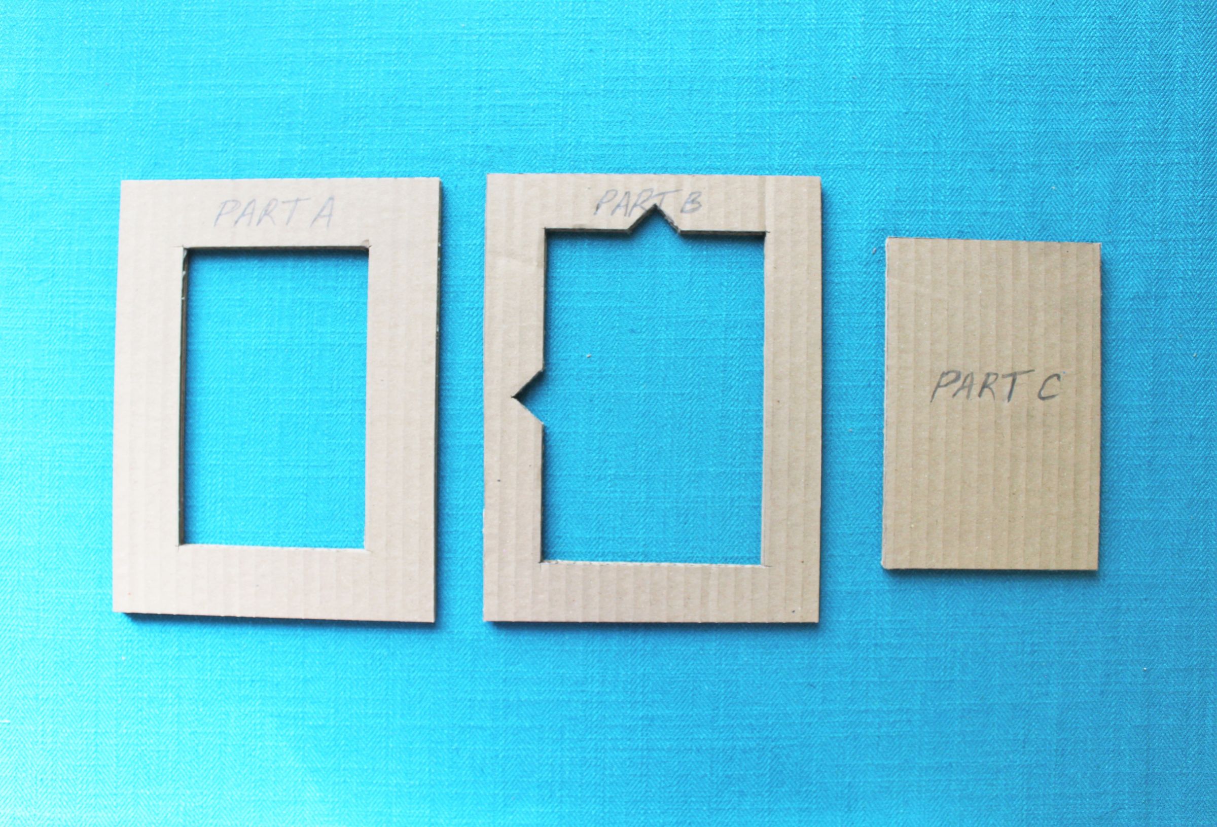 DIY PICTURE FRAME From Cardboard and Decorative Materials : 14 Steps ...