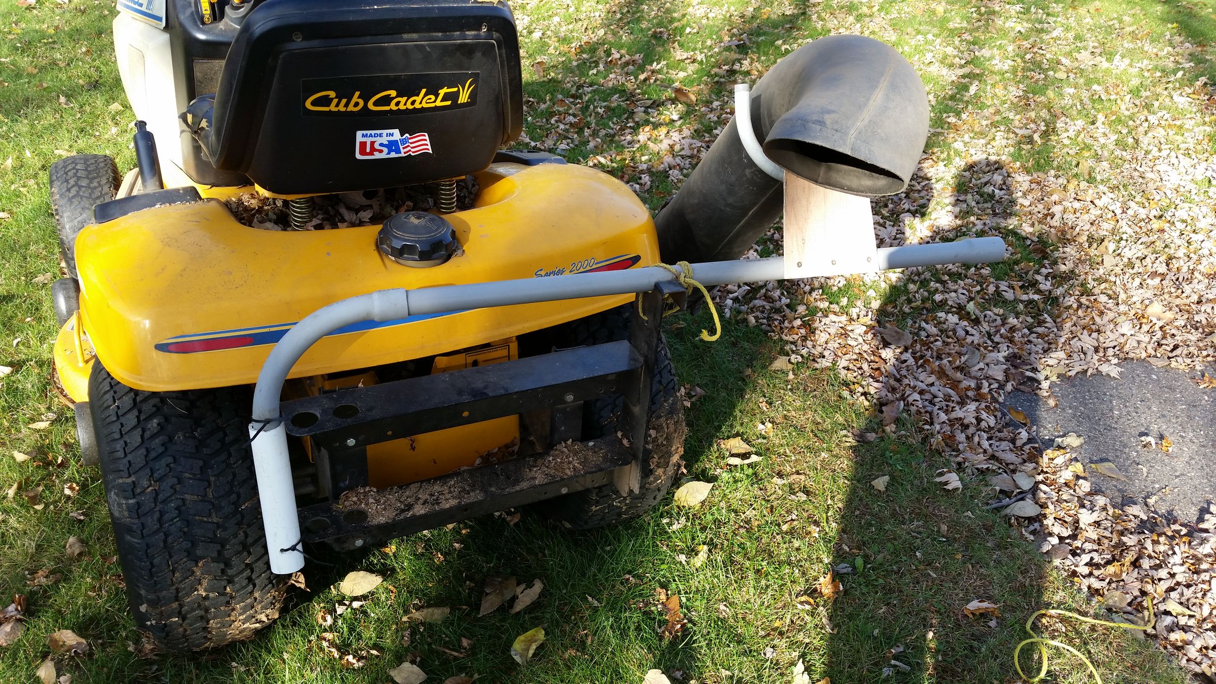 Tarp Leaf Bagging System : 5 Steps (with Pictures) - Instructables