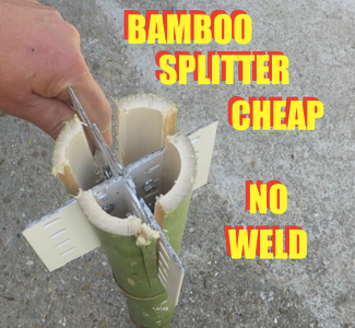 Bamboo Splitter - No Weld - Cheap : 4 Steps (with Pictures) - Instructables
