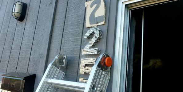 Modern Industrial House Numbers : 5 Steps (with Pictures) - Instructables